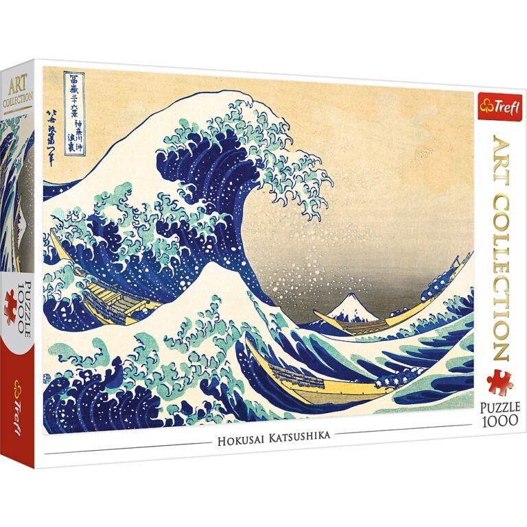Trefl puzzle: 1000 Art Collection The Great Wave of Kanagawa – TROPIK